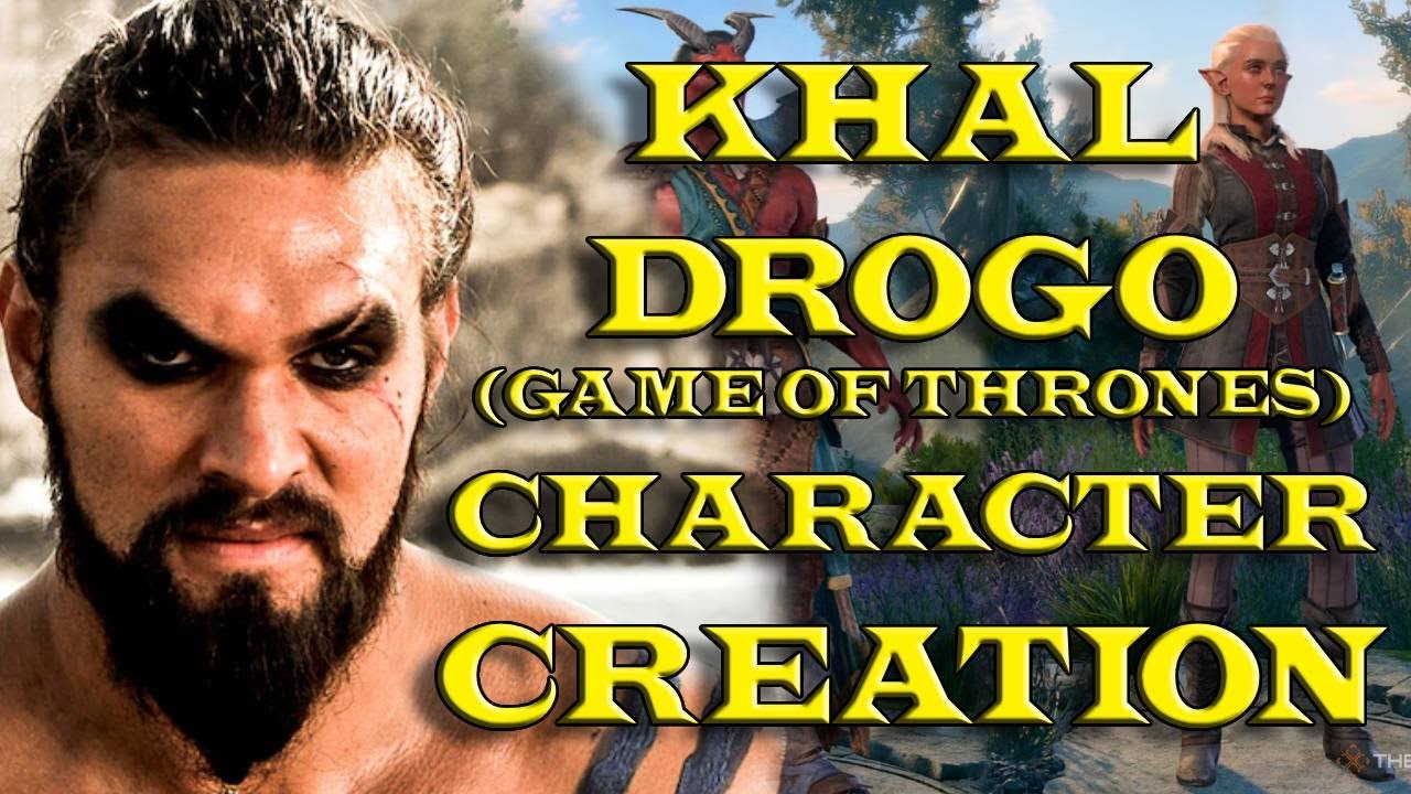 Baldur's Gate 3 - Khal Drogo (Game of Thrones) Character Creation - YouTube