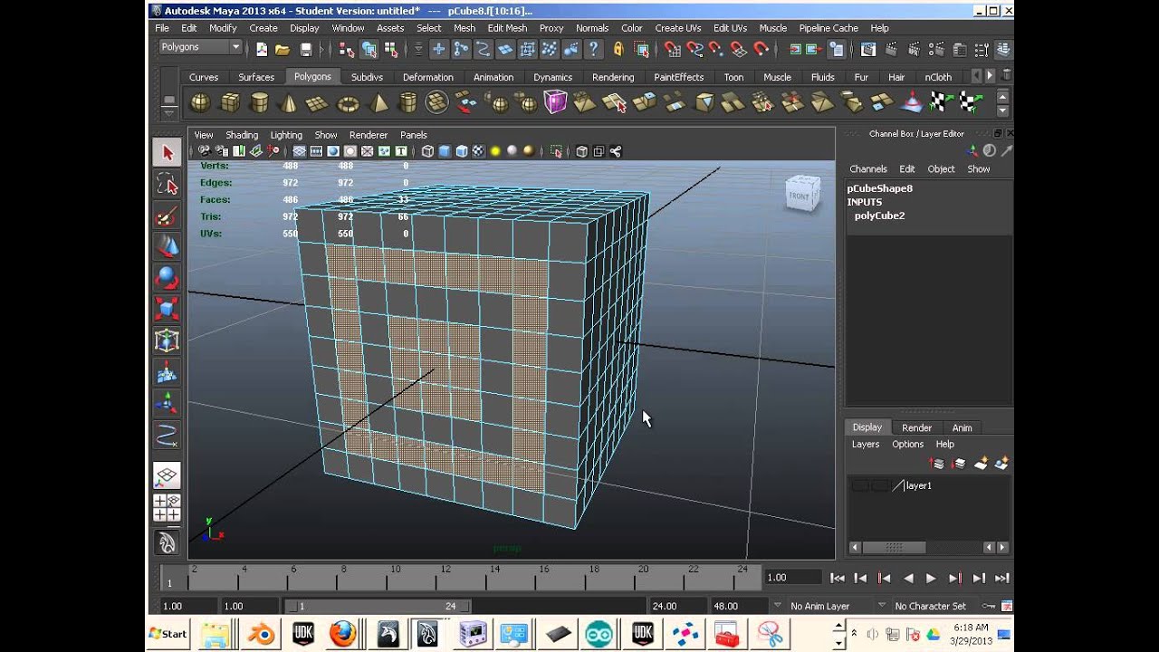 0201 Maya (Modeling I) Selections - YouTube