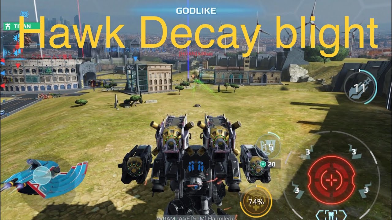 Hawk Decay Blight - War Robots WR - YouTube