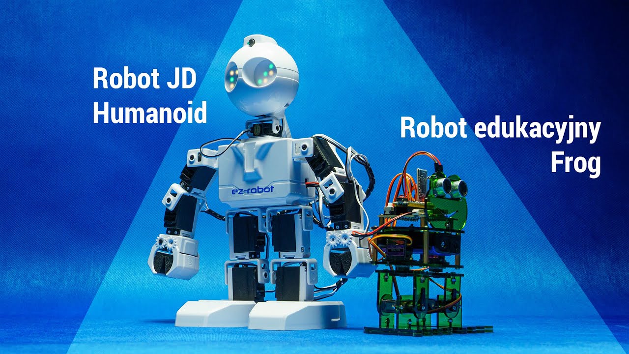 Jangar - Robot JD Humanoid & Robot edukacyjny Frog - YouTube