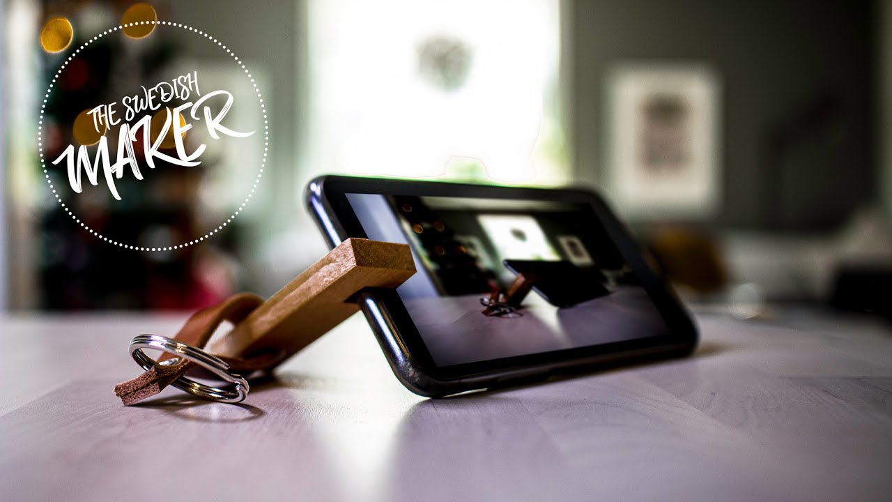 Making a Keychain Phone Stand - Solving Another Problem - YouTube