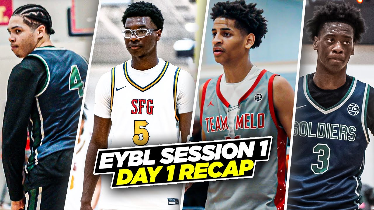 Bryce James & Kiyan Anthony 2024 EYBL Debut! Aj Dybantsa & Tyran ...
