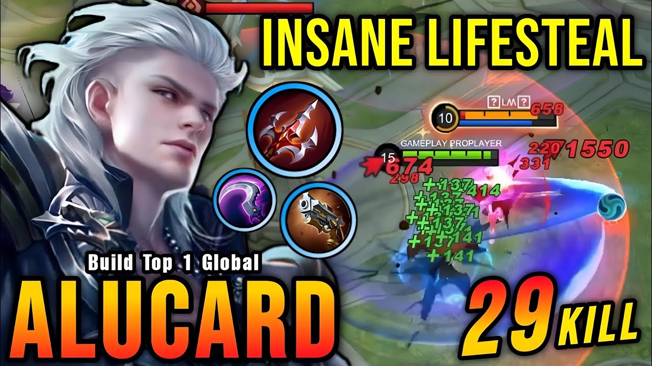 MANIAC + 29 Kills!! Alucard Damage with Unlimited Lifesteal - Beast ...