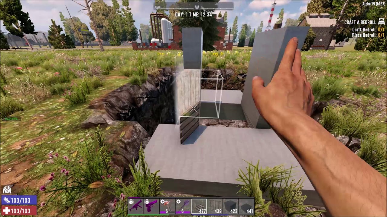 ZOMBIE PROOF HORDE BASE-7 Days to Die-A19-b157 - YouTube