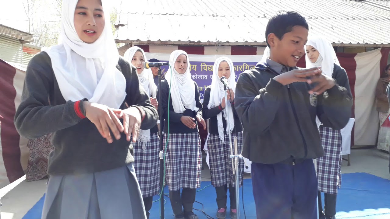 Welcome ceremony for guests at Annual function - YouTube