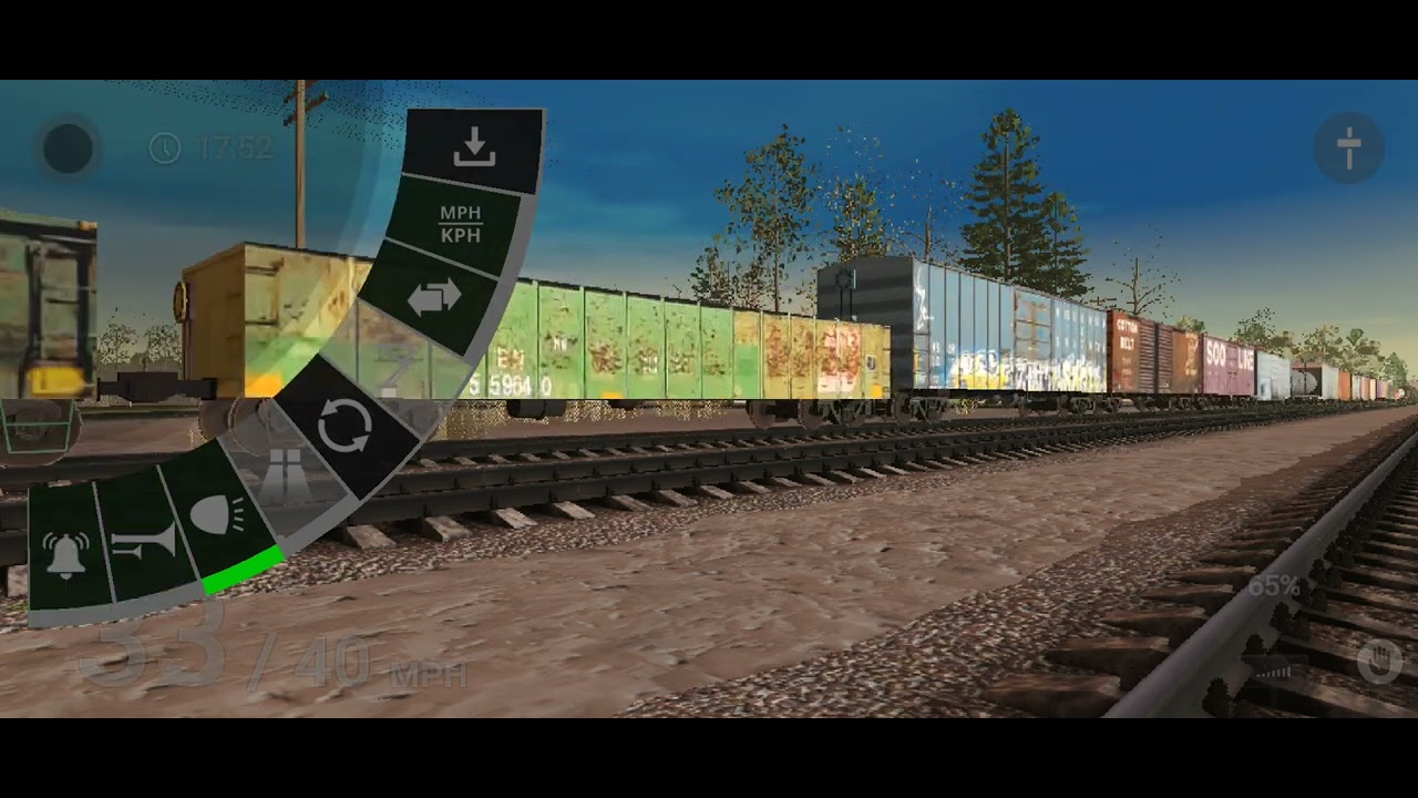 Trainz 3: CSX AC4400CW #369 leading BNSF Evening manifest - YouTube