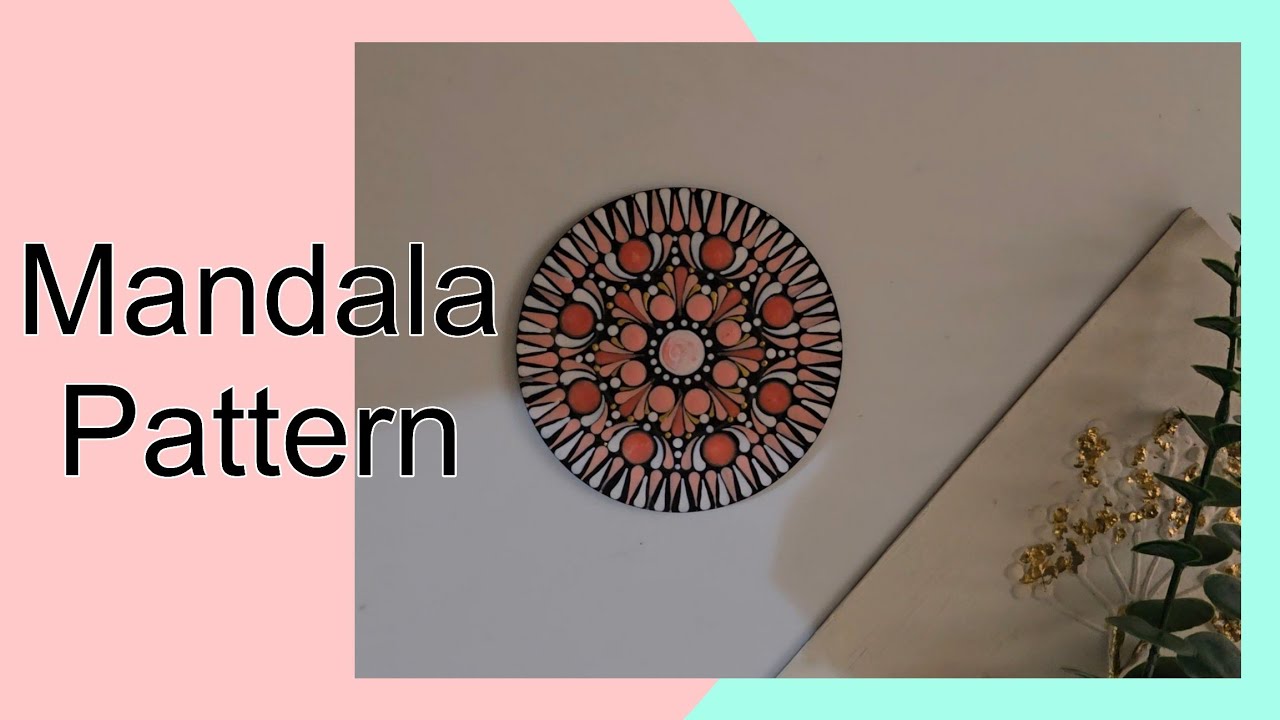 Easy Mandala Pattern //Diy Mandala Magnets// Handmade - YouTube
