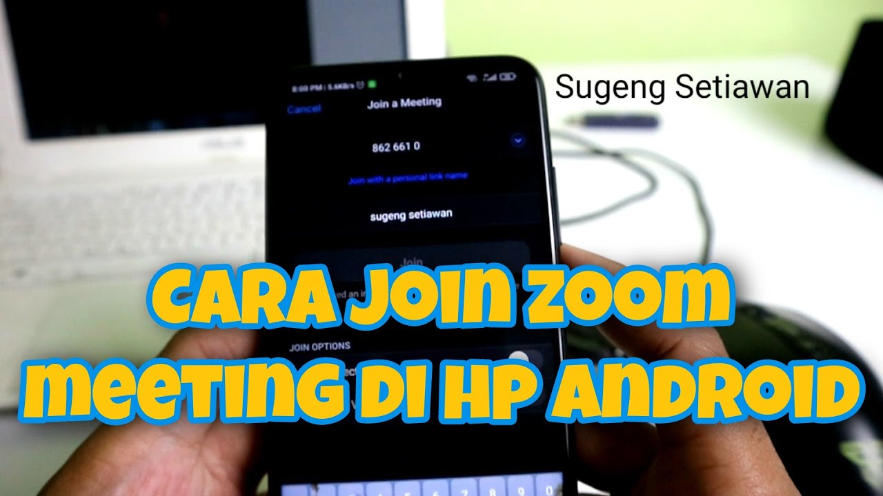 cara join zoom meeting di android - YouTube