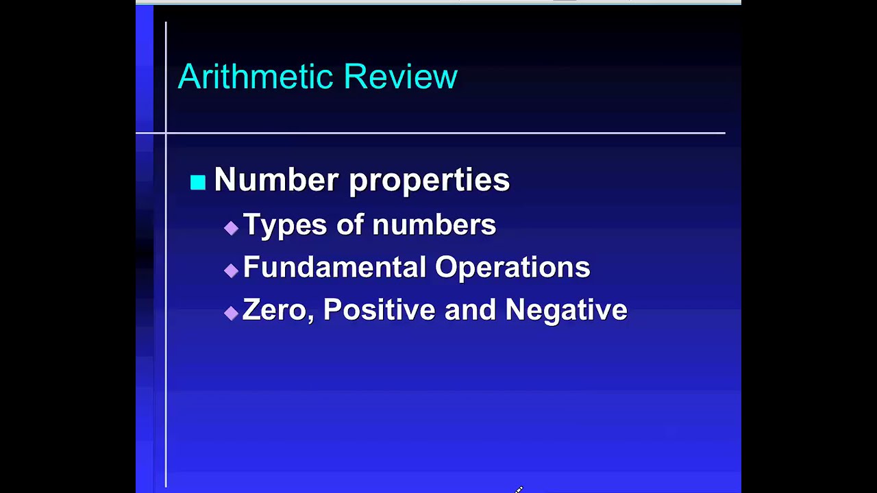 GMAT Math: Arithmetic - GMAT Prep Charlotte Class - Manhattan Elite ...