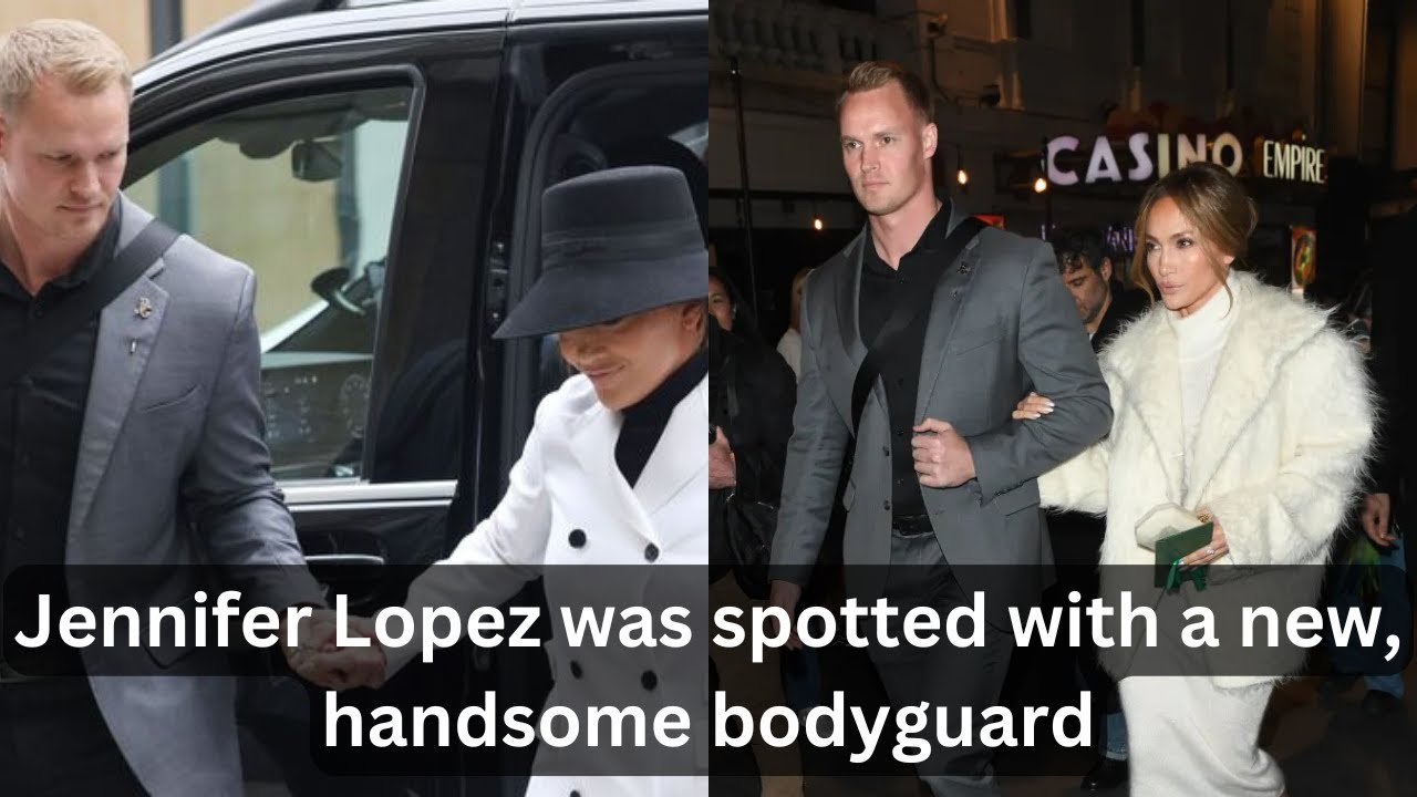 Jennifer Lopez was spotted with a new, handsome bodyguard - YouTube