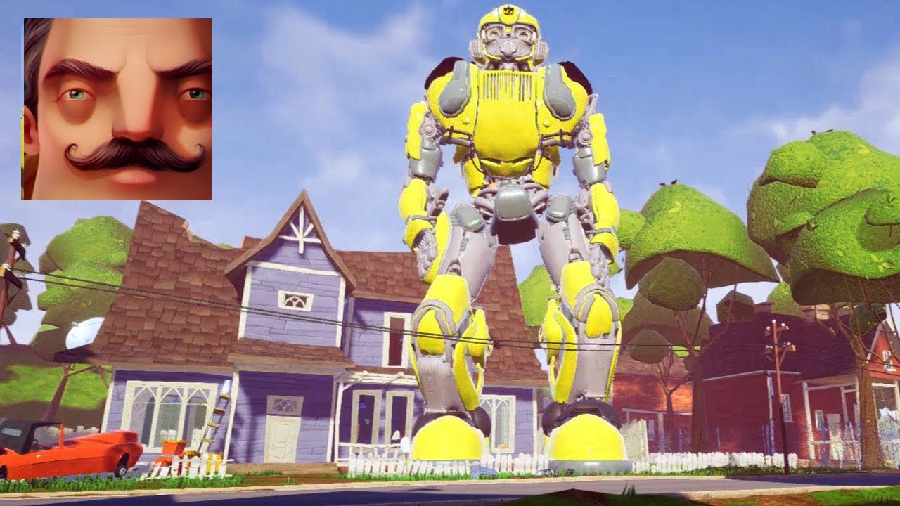 Hello Neighbor - My New Neighbor Transformers Bumblebee Act 2 Gameplay ...