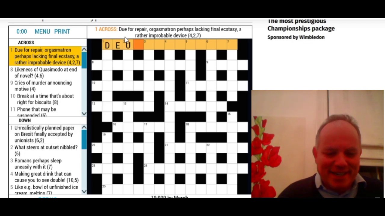 Some brilliant cryptic wordplay - YouTube