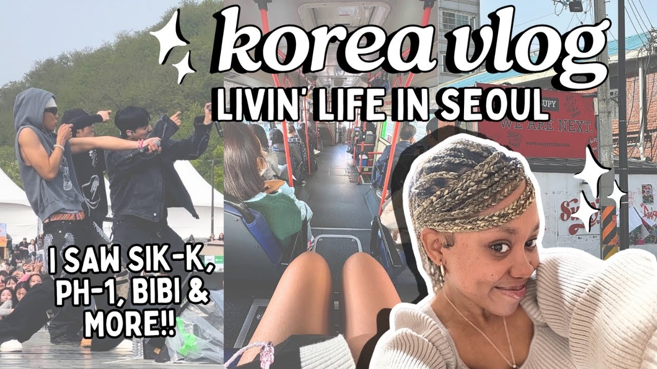 korea vlog: hiphopplaya music festival, pottery class, viral seoul cafe ...