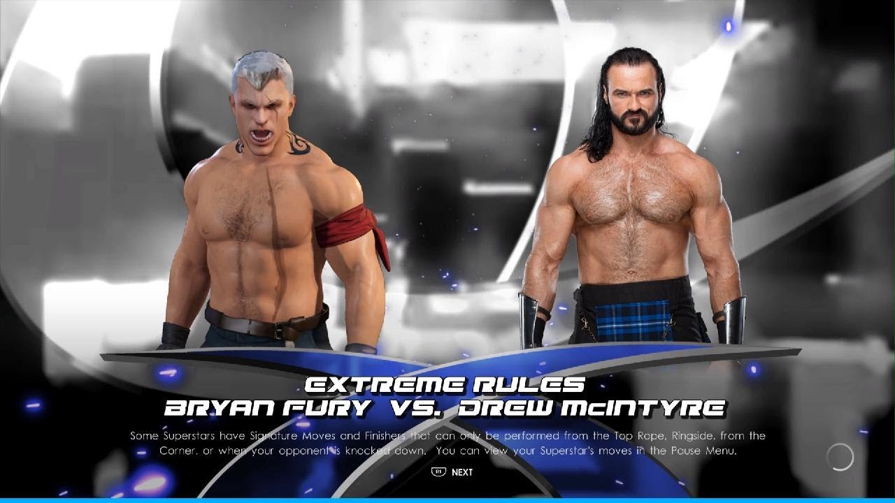 WWE 2K22 Bryan Fury vs Drew McIntyre *Request* - YouTube