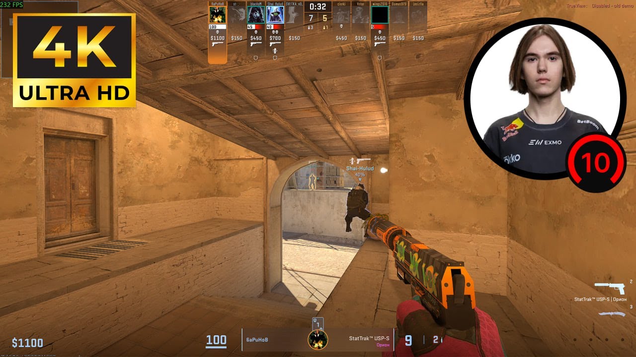 donk 4k | 4624 ELO | CS2 FACEIT #2 - YouTube