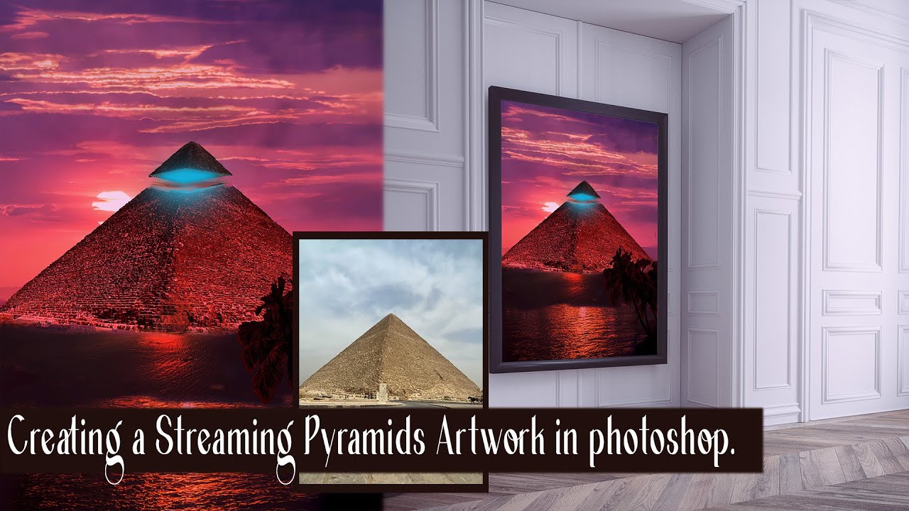 How making pyramid photo manipulation in photoshop Broke The Internet ...