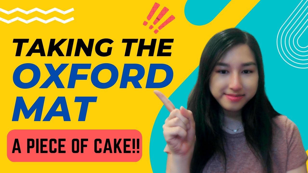 SAT TUTOR Takes The OXFORD MAT Without STUDYING (PART 2) - Amazing ...