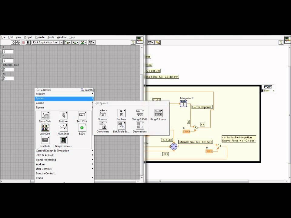 Solving a differential equation on LabVIEW [Part 2] - YouTube