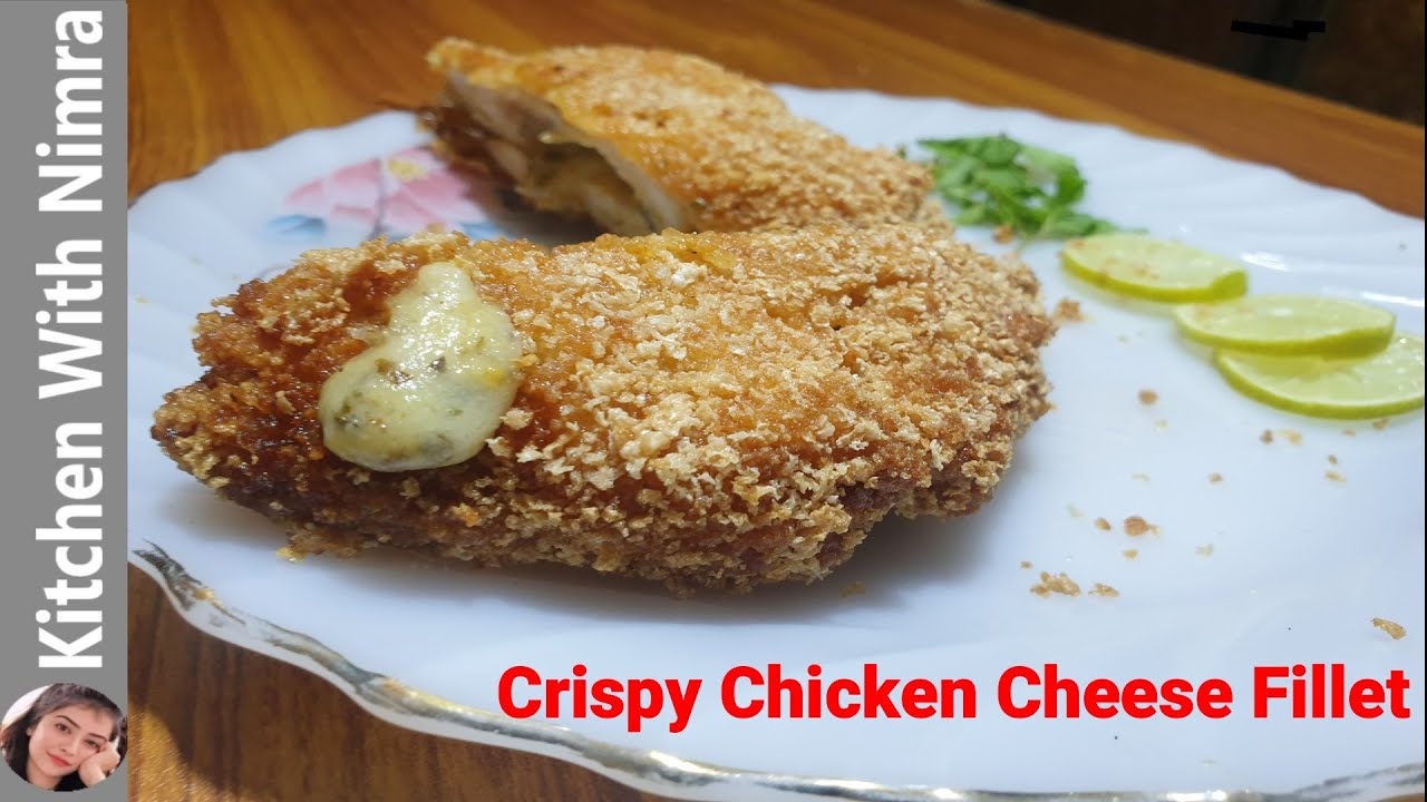 Crispy Chicken Cheese Fillet | Super Cheesy & Crispy | Recipe | Kitchen ...