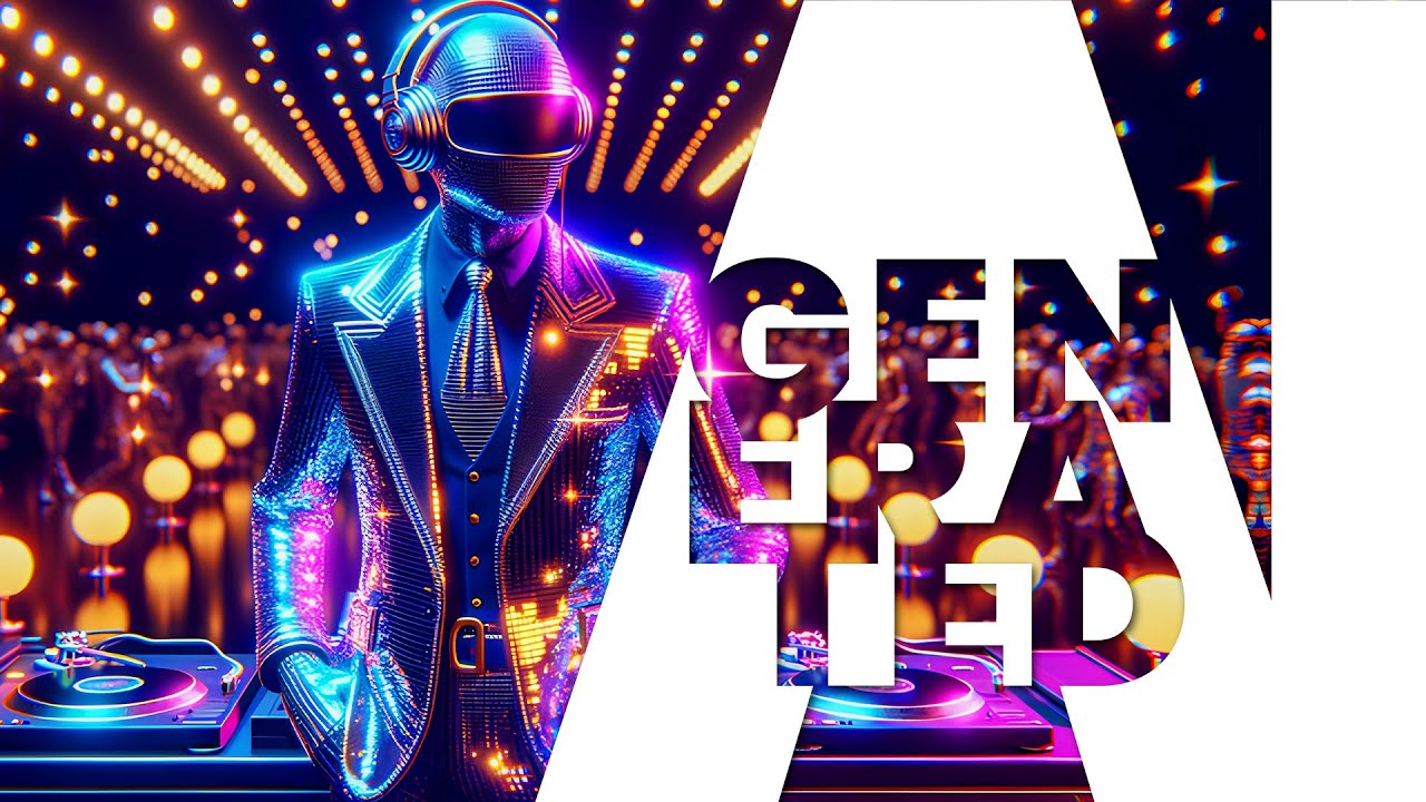 DJ Glitz AI Generated Art & Music Visualizer #AI #AIGenerated #DJ # ...