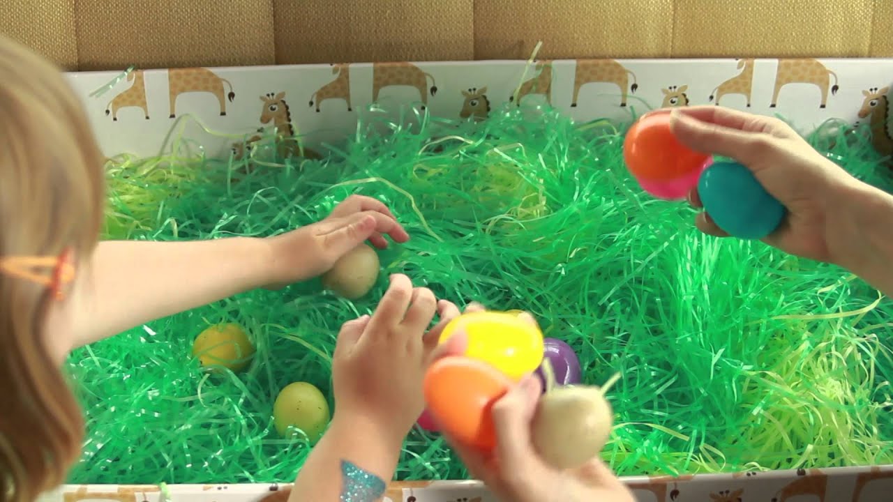 Easter Sensory Box - YouTube
