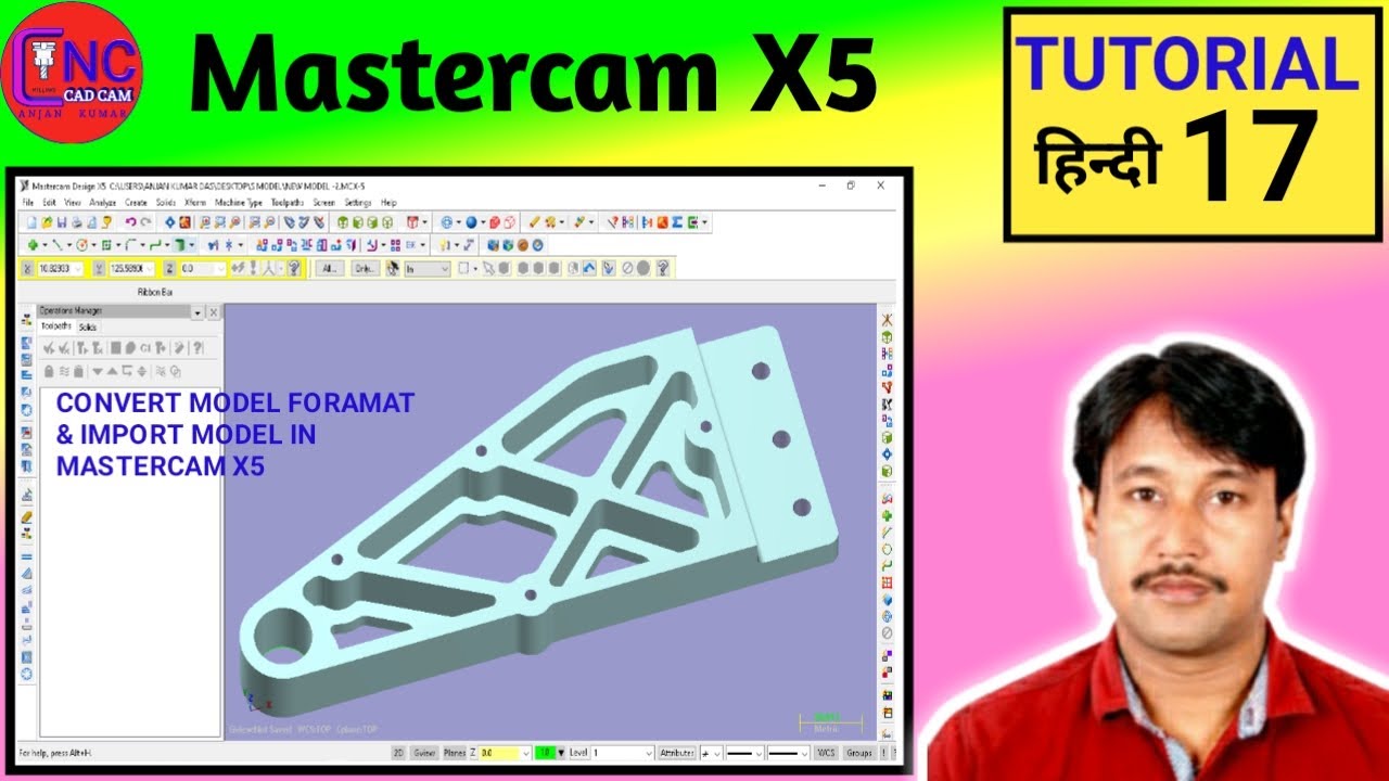 How to Create steep file & Igs File in Solidworks & MastercamX5 |How to ...