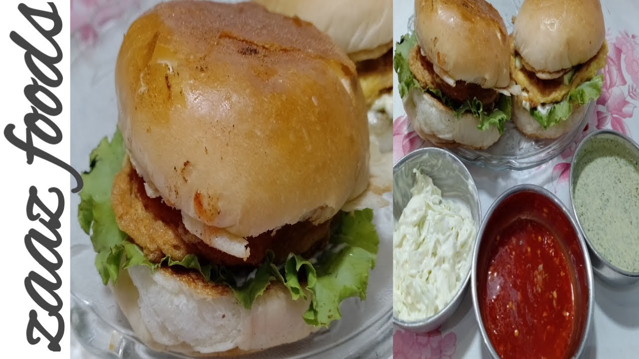 Anda shami burger recipe by zaaz foods || anday wala burger|| karahi ka ...