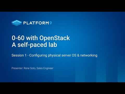 0-60 with OpenStack: Configuring physical server OS & networking - YouTube