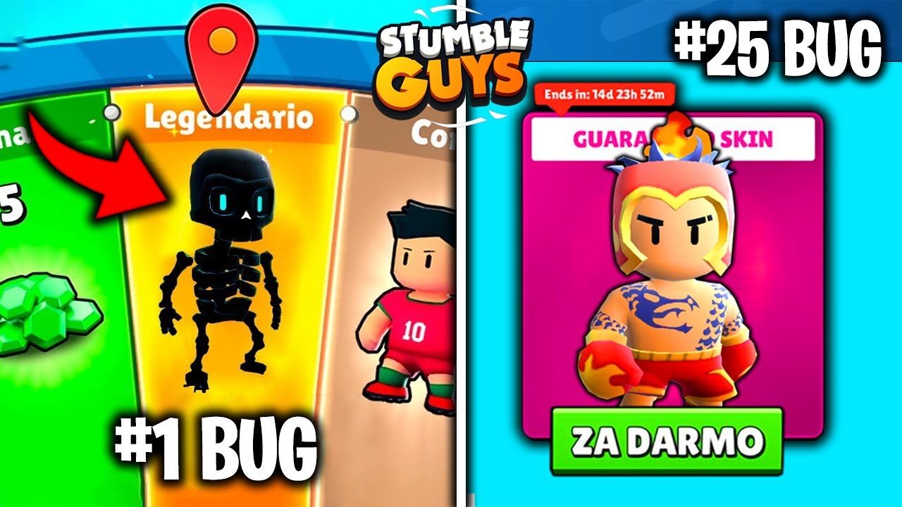 25 NOWYCH BUGÓW, których NIE ZNAŁEŚ w STUMBLE GUYS...😱 - YouTube