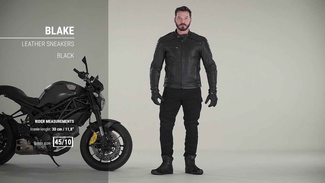 SHIMA Blake - Leather Motorcycle Sneakers - YouTube