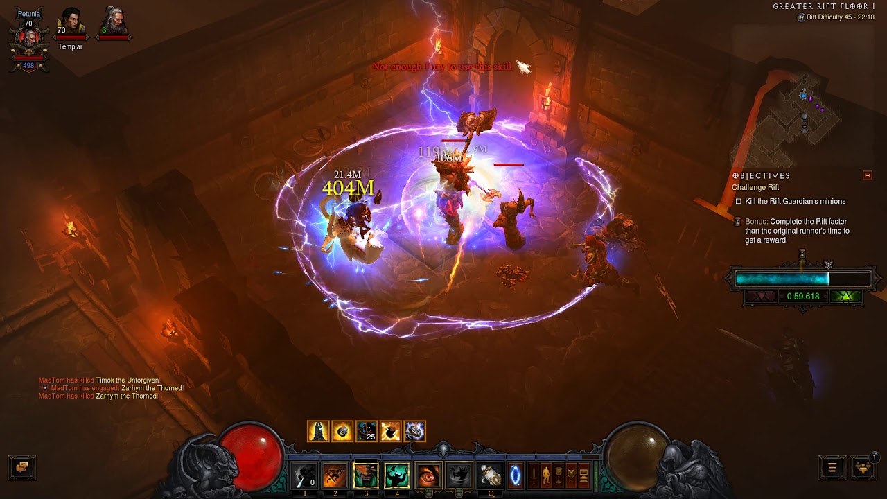 Diablo III: Challenge rift 80 - Americas - YouTube