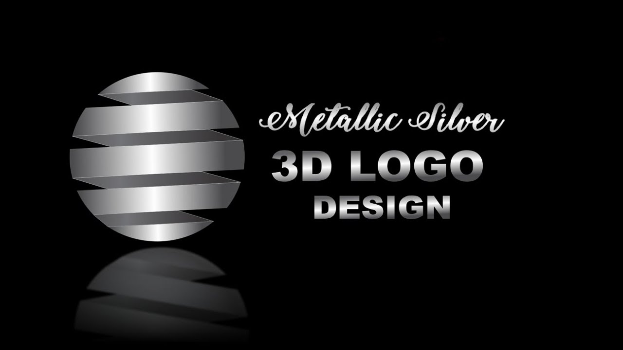 Metallic Silver 3d logo Design | Fiverr | Corel Draw | Freelance ...