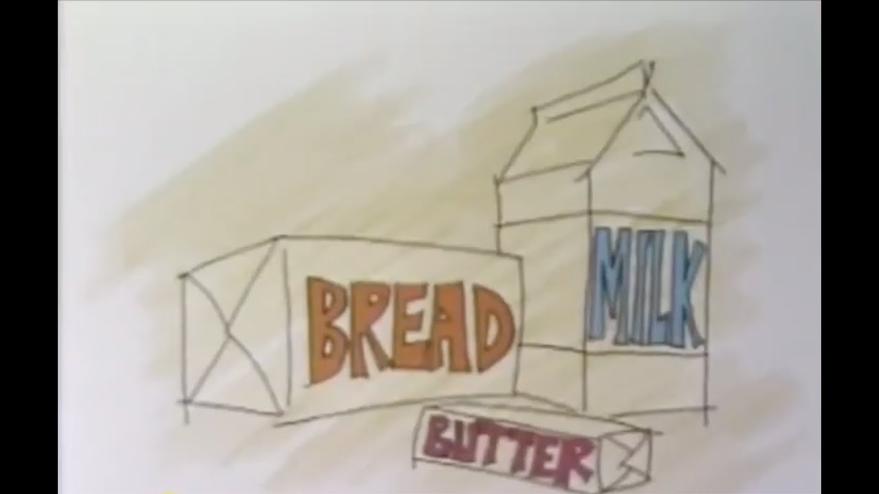 Classic Sesame Street - Bread, Milk, Butter (1972) - YouTube
