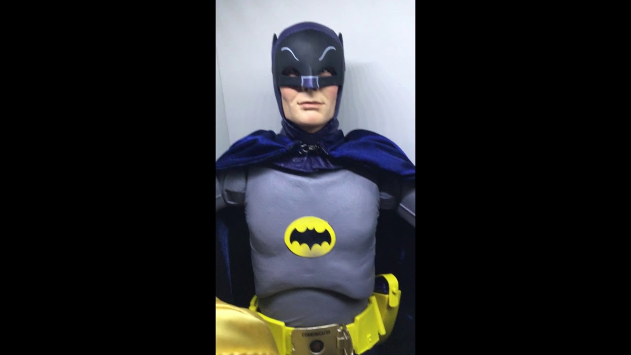 Neca 1/4 Scale Batman 1966 Adam West Figure quick Review! - YouTube