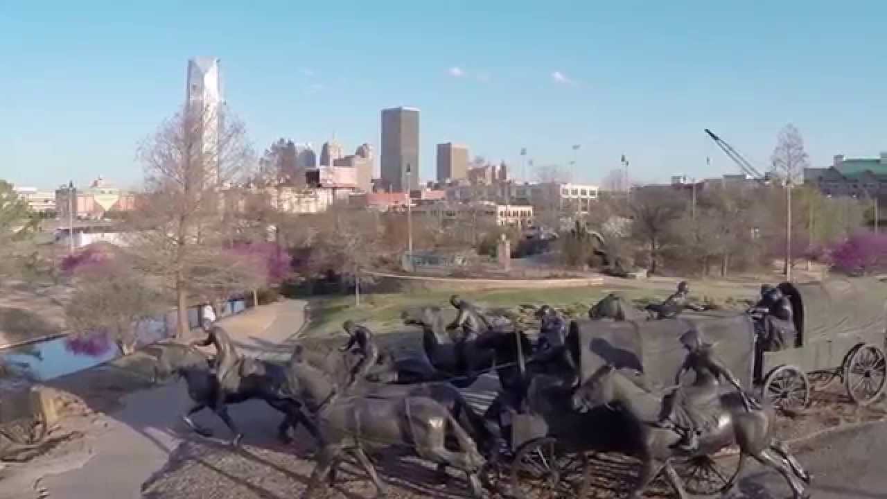 Land Run Monument, Oklahoma City - YouTube