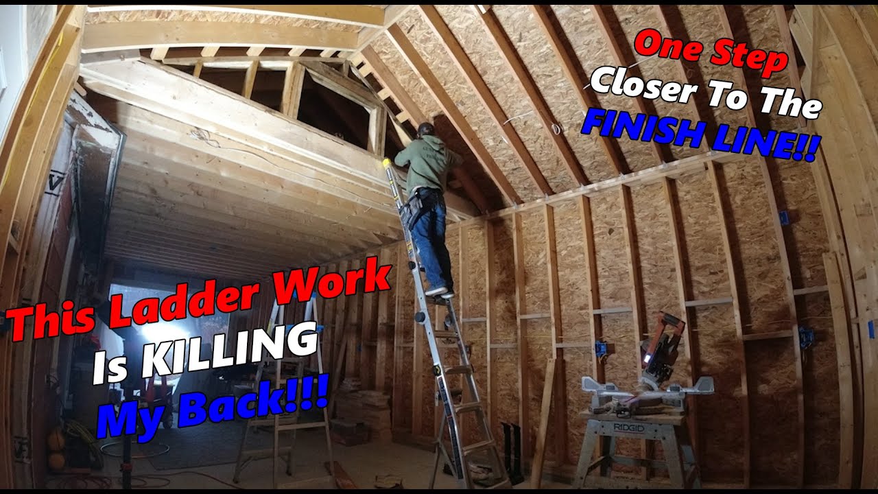 Another Project COMPLETED!! The Storage Area Has A Wall!!! - YouTube