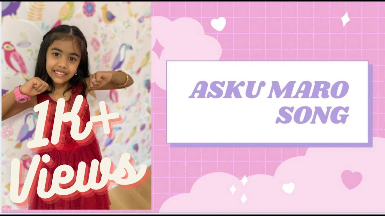 Asku Maaro Video | Yogna | Kids dance | Kids Songs | Dance Cover | Asku ...