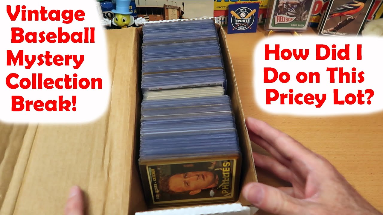 Mystery Vintage Baseball Collection Break! Is it a Winner? - YouTube