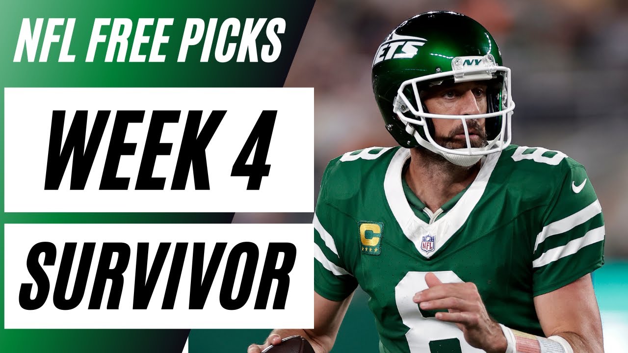 NFL Survivor Pool Picks Week 4 | NFL Survivor Strategy | NFL Picks Week ...