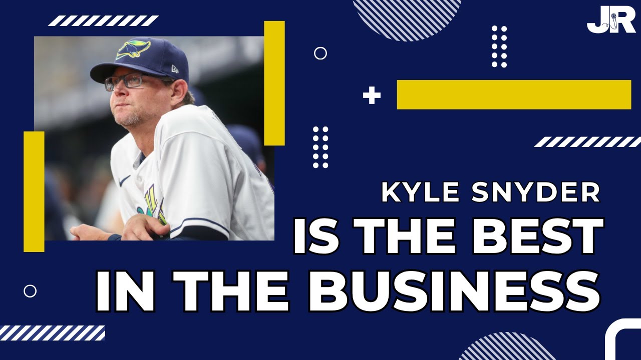 Rays Pitching Coach Kyle Snyder Is "The Best In The League" - Doug ...