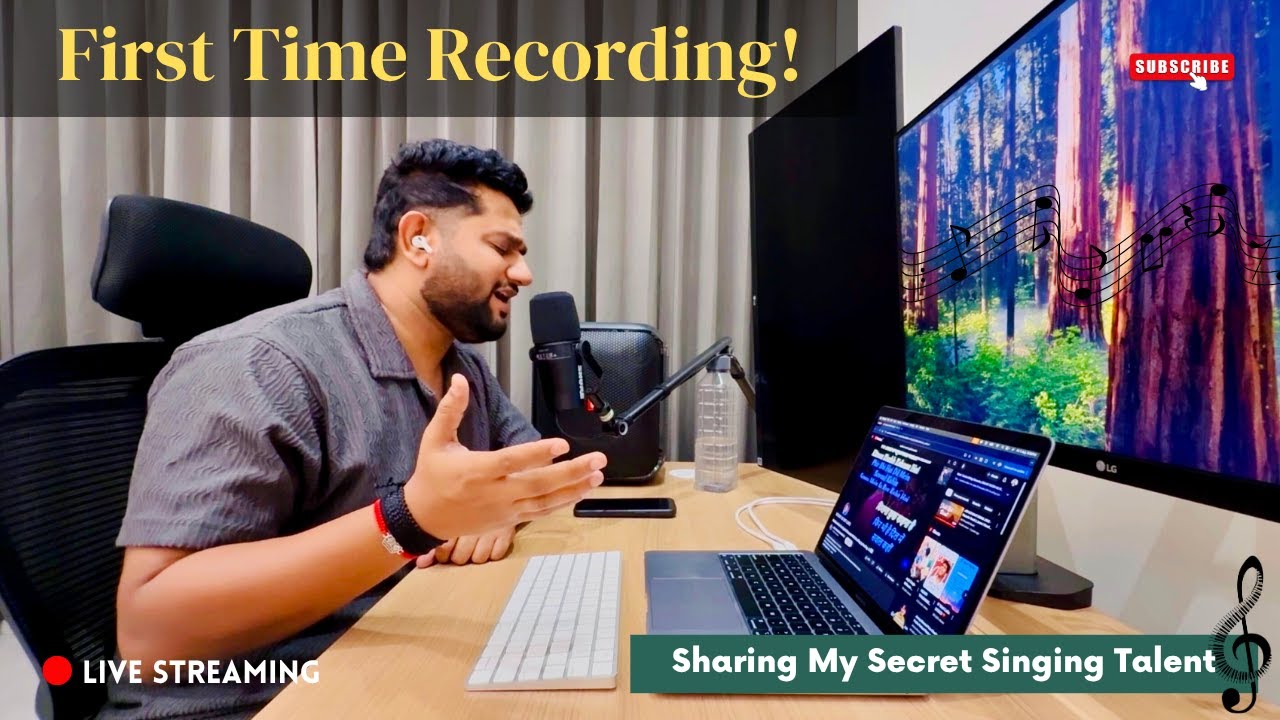 My First Time Singing & Recording 🎙️ | Hidden Talent #hiddentalent # ...