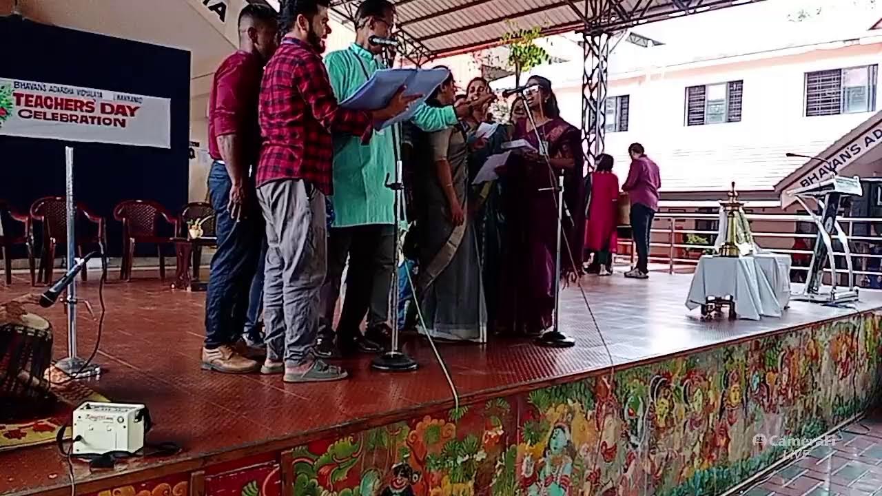 Bhavan's Adarsha Vidyalaya, Kakkanad Teacher's Day Celebration - YouTube