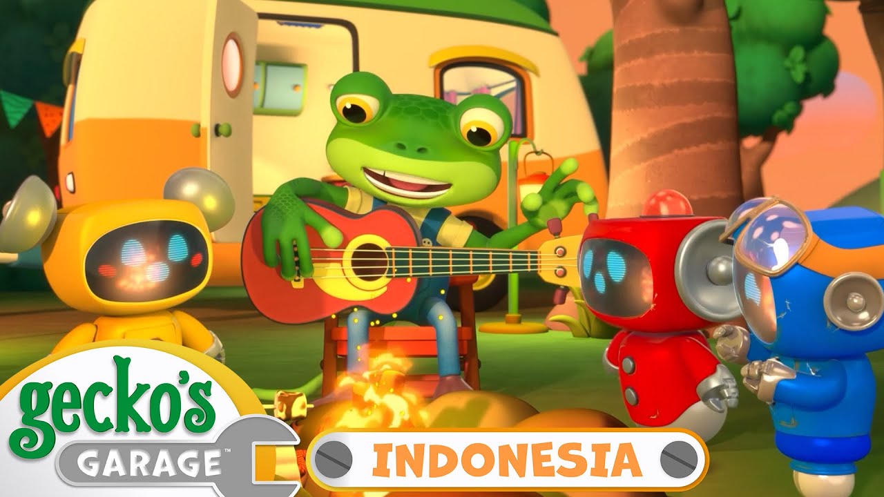 Kekacauan Perkemahan Gecko | Garasi Gecko | Kartun Populer Anak-Anak ...