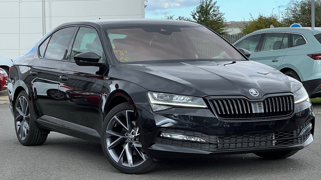 Brand New Skoda Superb 2.0TSI SportLine Plus DSG Black Magic Pearl ...