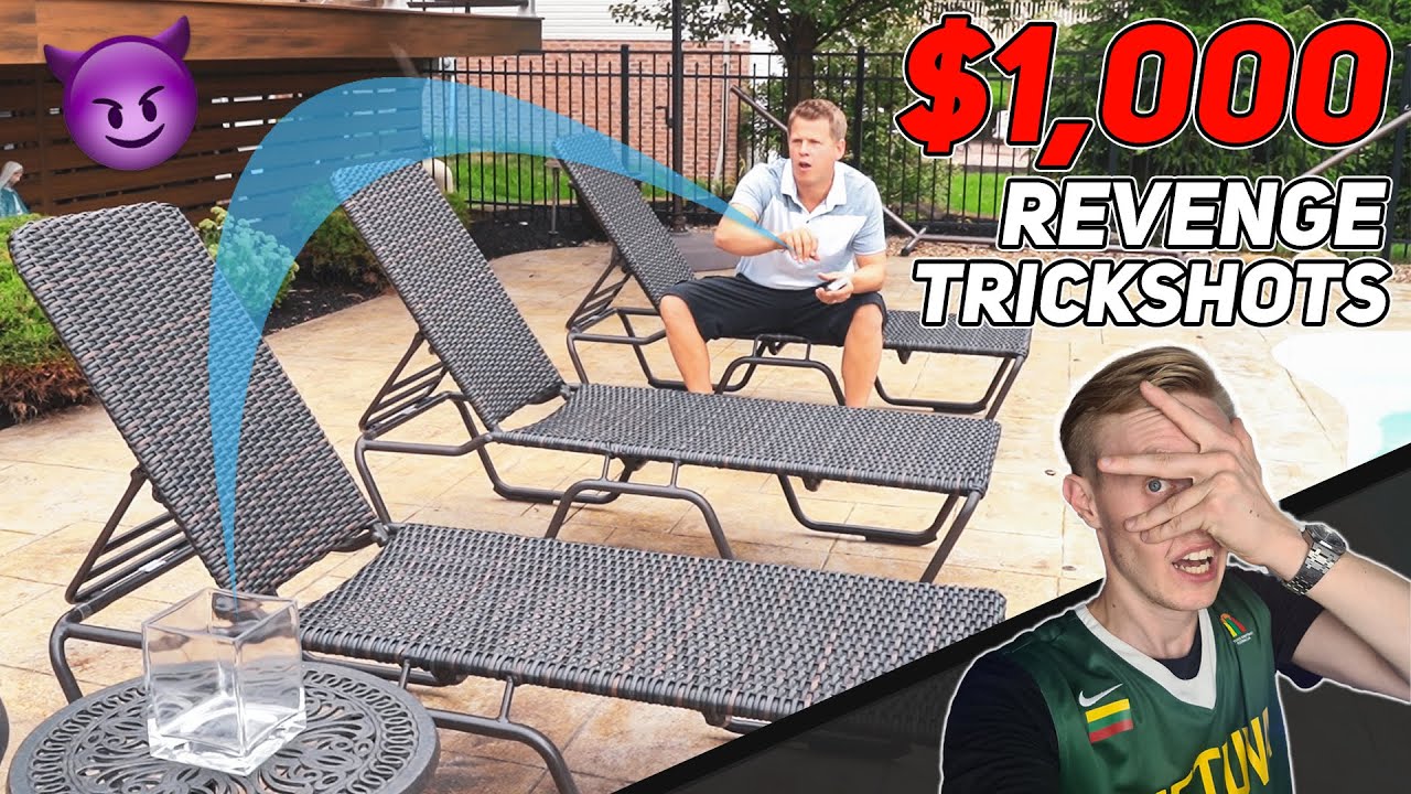 $1000 Card Throwing Trick Shot BATTLE! - YouTube