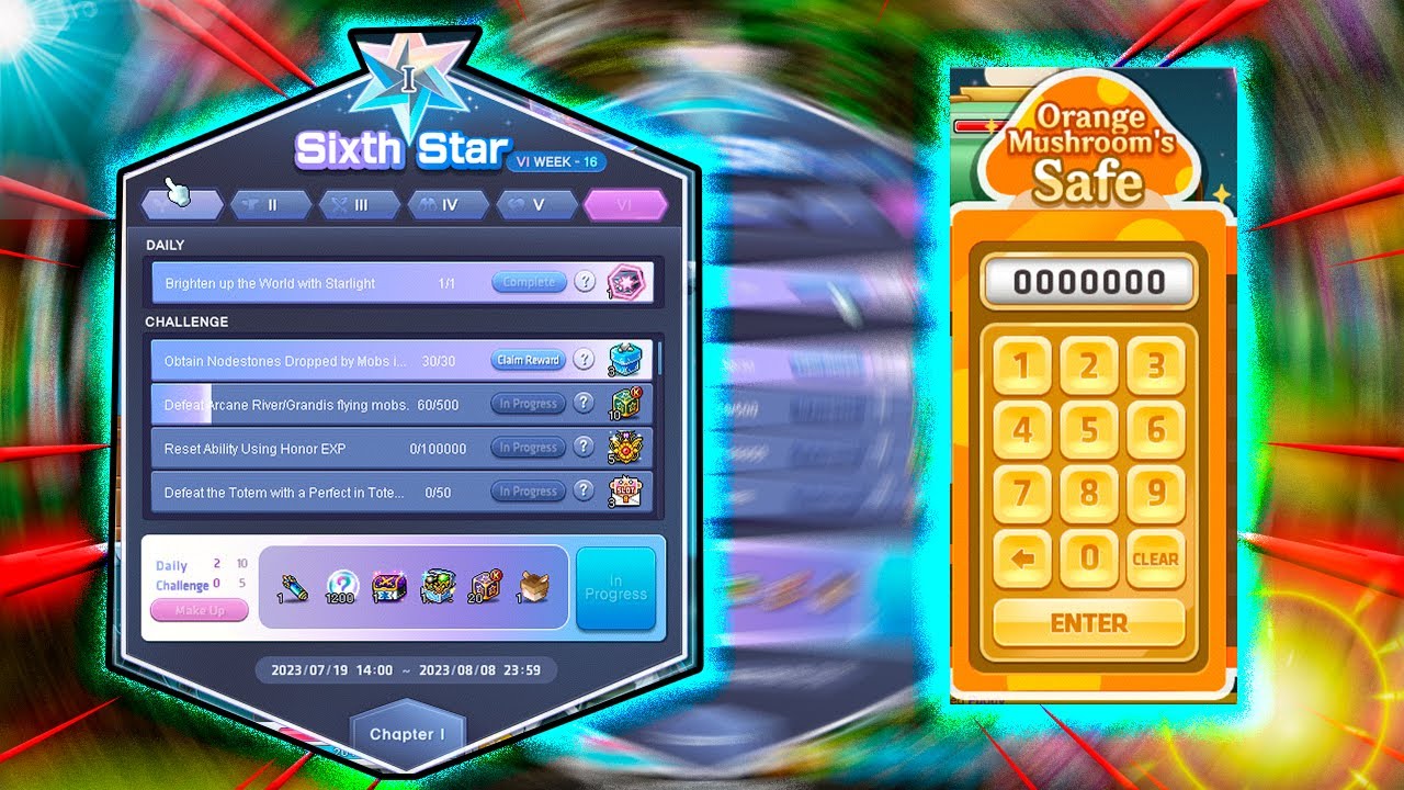 Maplestory / Explicando el evento / Journey Toward the Sixth Star / Wongstaurant Secret Week ...