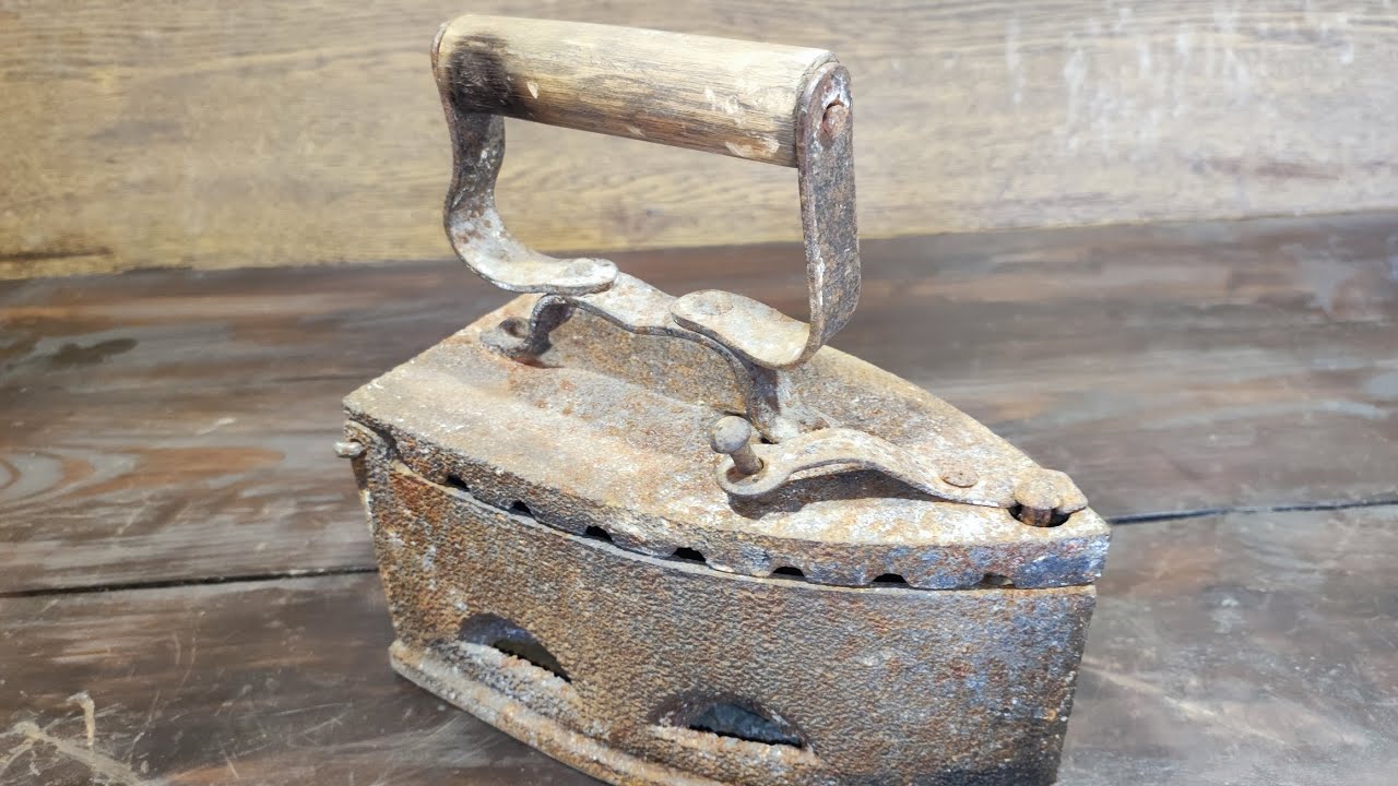 restoration of an old iron - YouTube