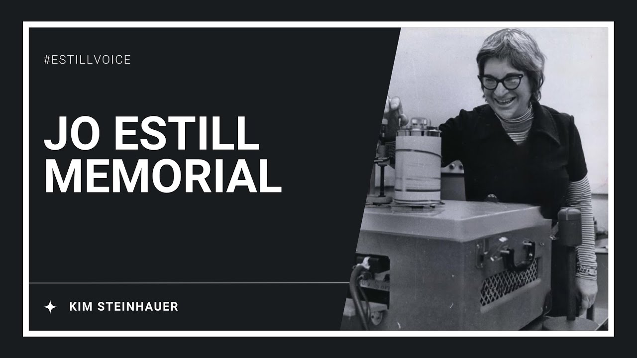 Jo Estill Memorial (Speaker Kimberly Steinhauer) - YouTube