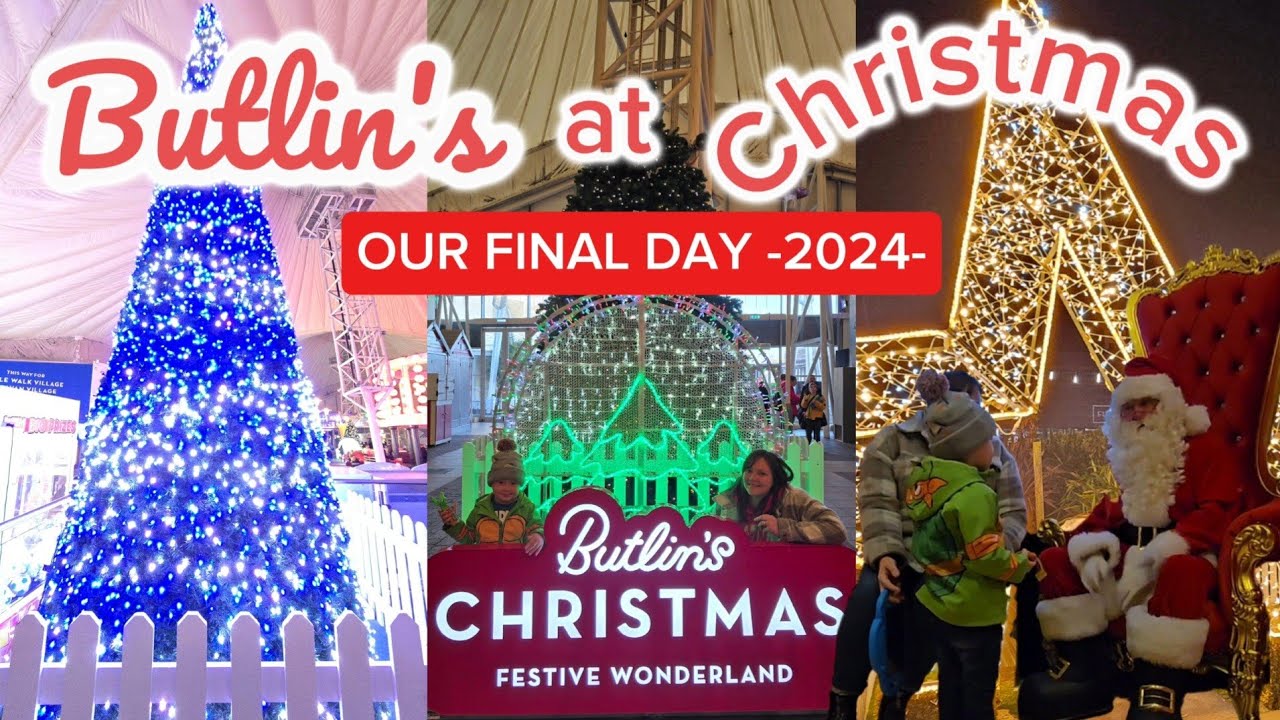 A Butlin's Christmas 2024 & Meeting FATHER CHRISTMAS 🎅 🎄 ️ - YouTube