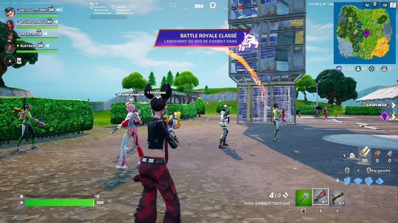 Fortnite 1v4 ranked champion - YouTube